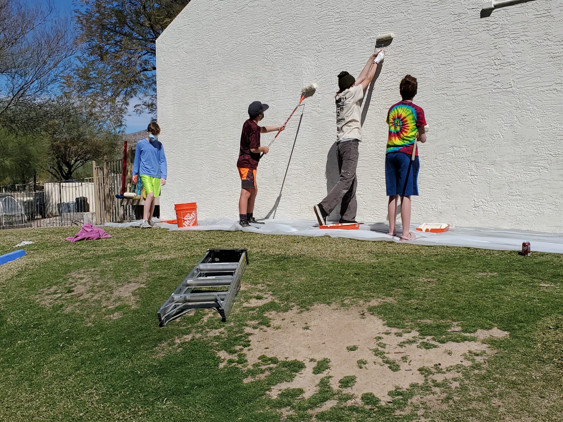 Mr. Eagle Scout, build back this wall! – ESPERANZA LUTHERAN CHURCH